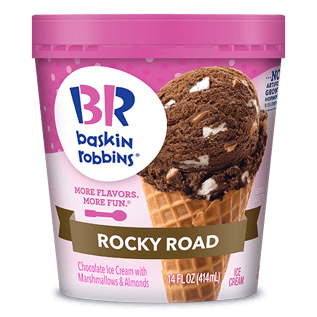 Baskin Robbins Rocky Road 8/14oz – Eightpoint Distributors